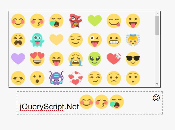 Easy Emoji Picker For Textarea JQuery Emojiarea js JQuery Plugin